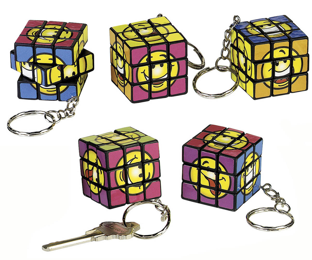 Emoji Puzzle Cube Keychain, (12 per unit), #19640 (X-1) – StudentSupply.com