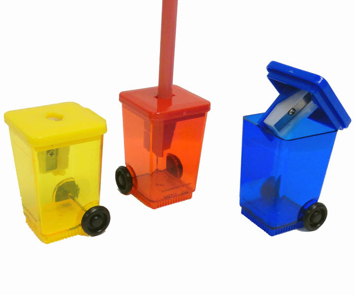 Rolling Recycle Bin Pencil Sharpener (12/unit), #597024 (C-29 ...