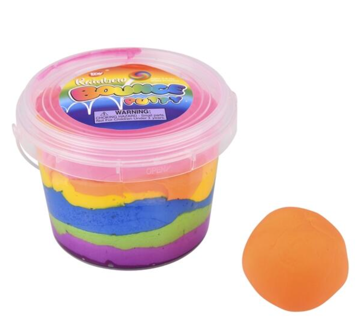 RAINBOW BOUNCING PUTTY, (12 per unit) #1208 (I-24) – StudentSupply.com